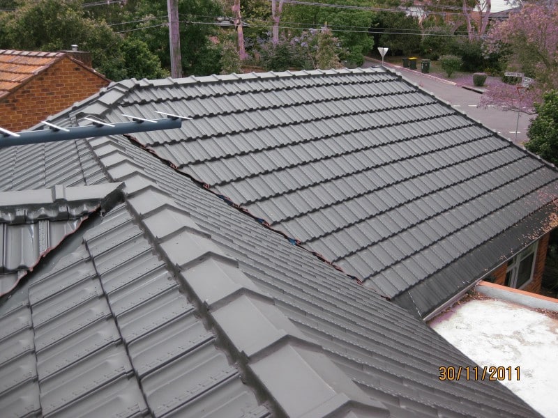 chatswood grey tile roof 4 - Arrow Roofing